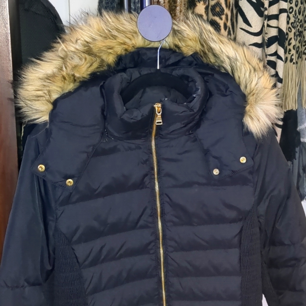 Express Long Puffer Coat - Gem